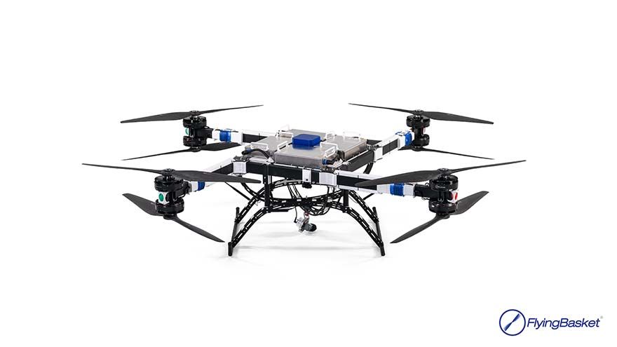 FlyingBasket launches the FB3 heavy-lift cargo drone - Machinery Market ...