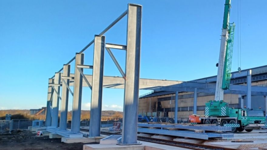 British Steel building rail-stocking facility in Scunthorpe - Machinery ...