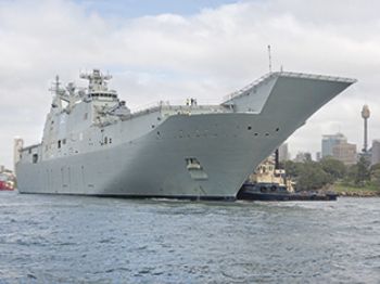 LHD ship shines on Australia Day - Machinery Market News
